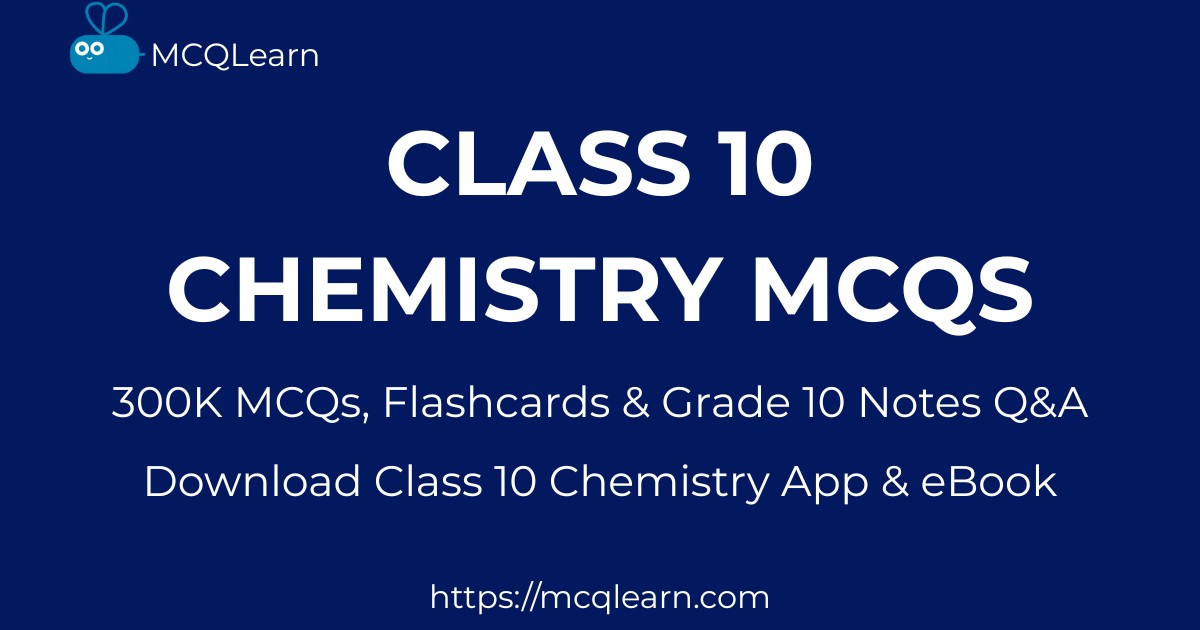 Acids and Bases Concepts MCQ [PDF] Questions Answers | Class 10 ...