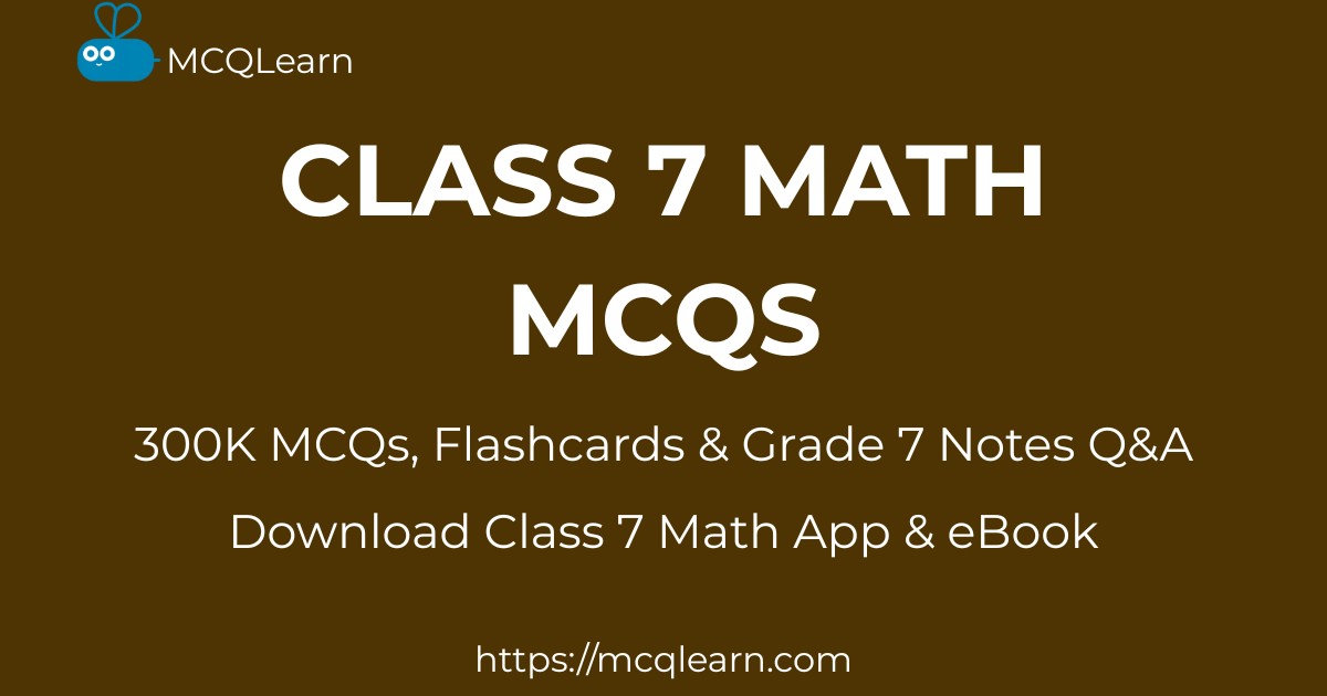 Volume of Pyramid MCQ [PDF] Questions Answers | Class 7 Math MCQ App ...